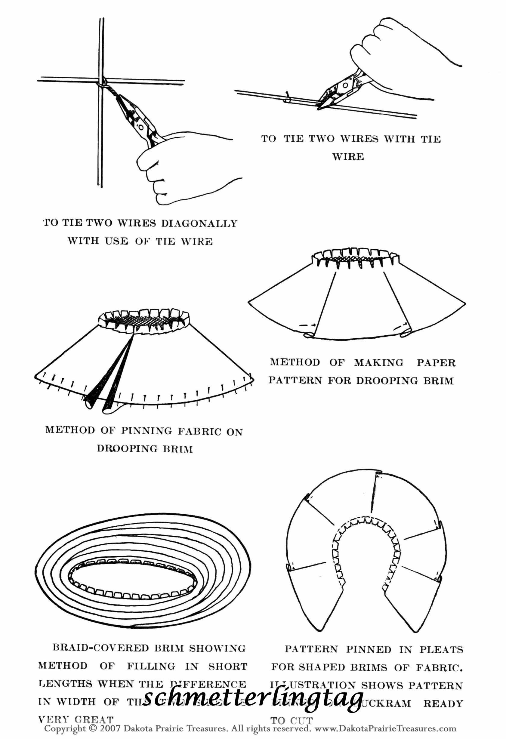 Make Your Own Hats Book MARTIN Milliner Lessons Flapper Prohibition ...