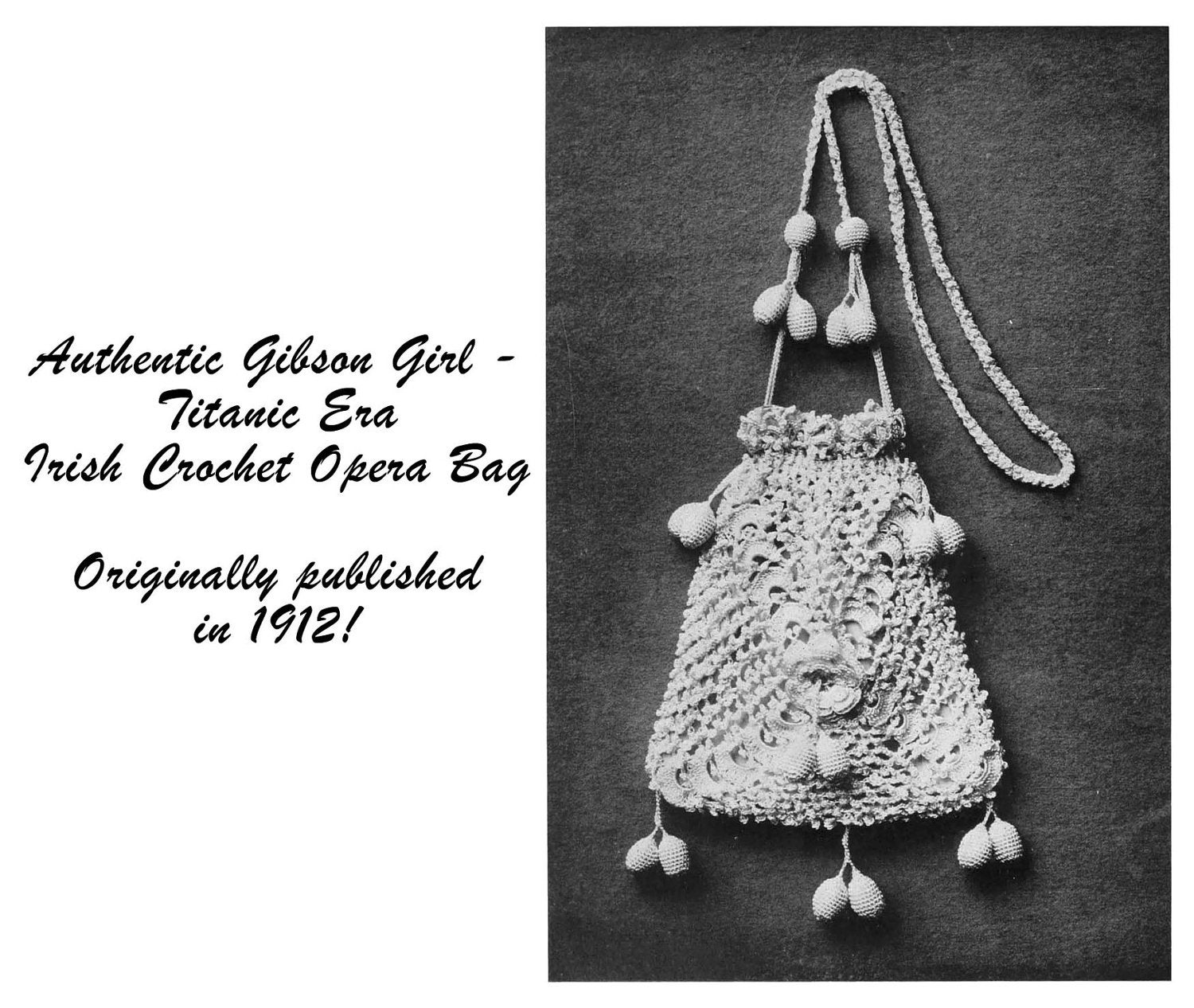 Irish Crochet Purse Pattern
