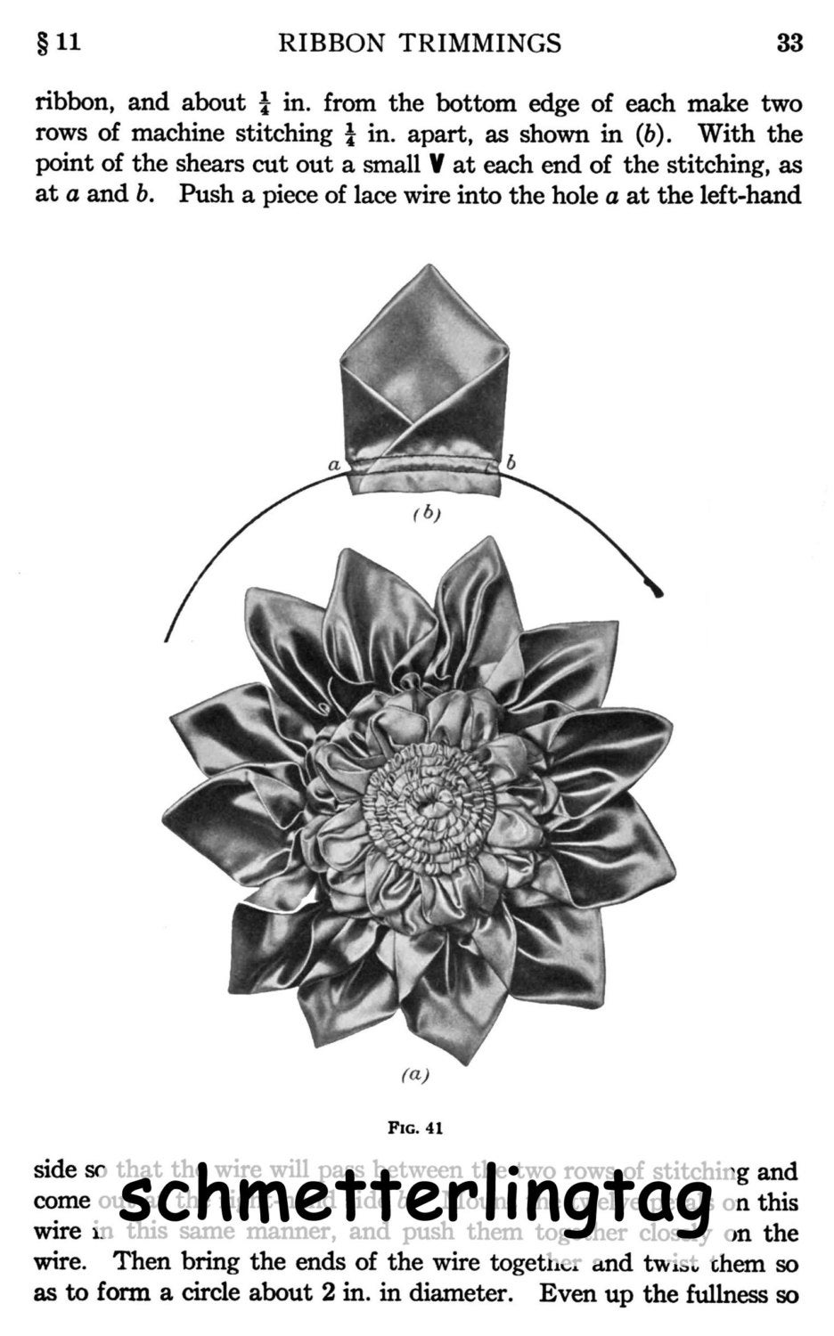 1916 Millinery Book Woman's Institute Ribbon Flower Making - Etsy