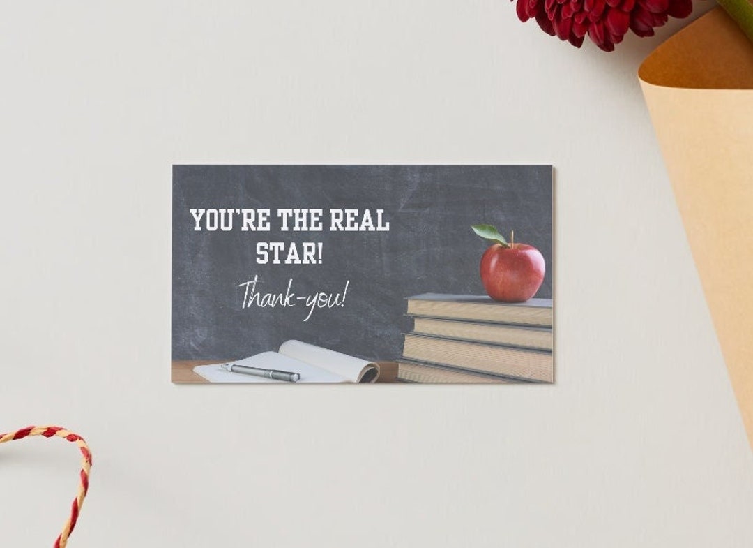 Teacher Gift Tag, Teacher Appreciation, Thank You Gift Tag, Teachers ...