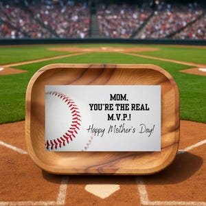 Baseball Mom Gift Tag, Mothers Day Tag, Baseball Gift Tag, Mothers Day ...