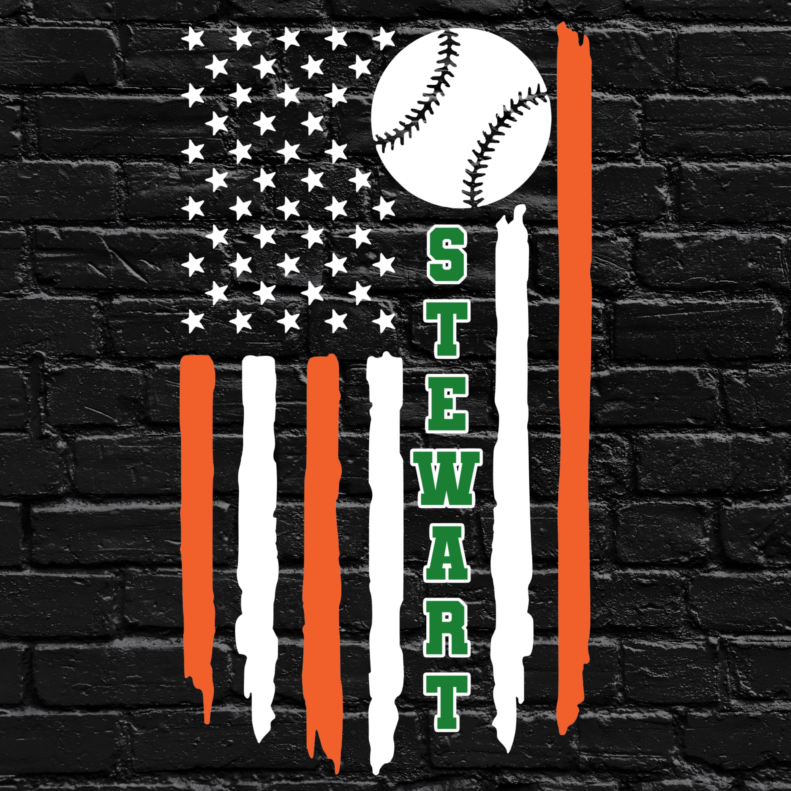 Baseball Flag, Custom Baseball Design, Team Design, Fundraiser Design ...