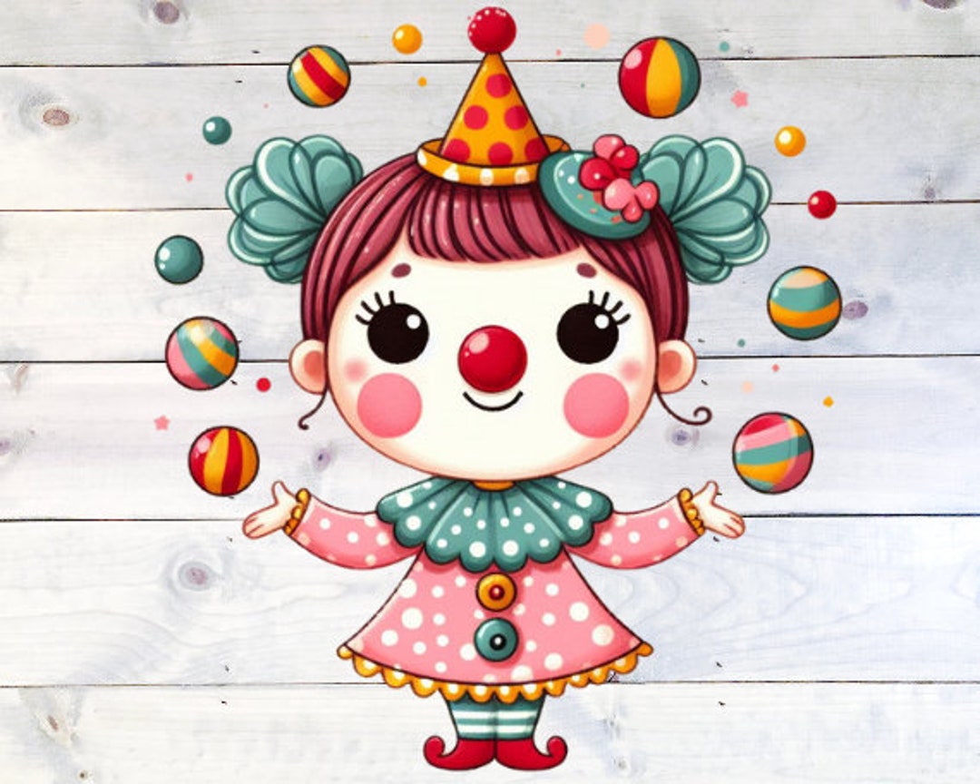 Clown Girl File, Cute Clown, Clowncore, Clown Design, Baby Clown ...