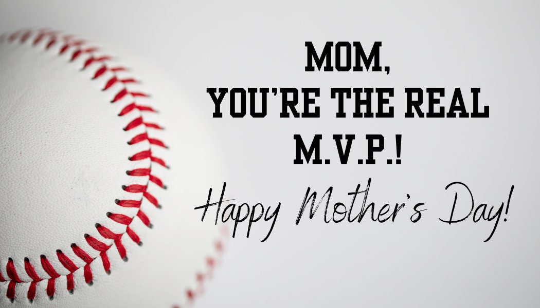 Baseball Mom Gift Tag, Mothers Day Tag, Baseball Gift Tag, Mothers Day ...