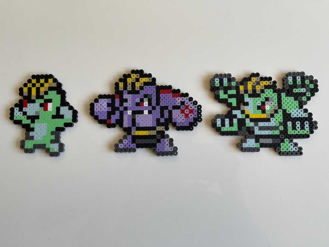 Machop Evolution Pokémon Perler Fuse Bead Pixel Art Sprite - Etsy