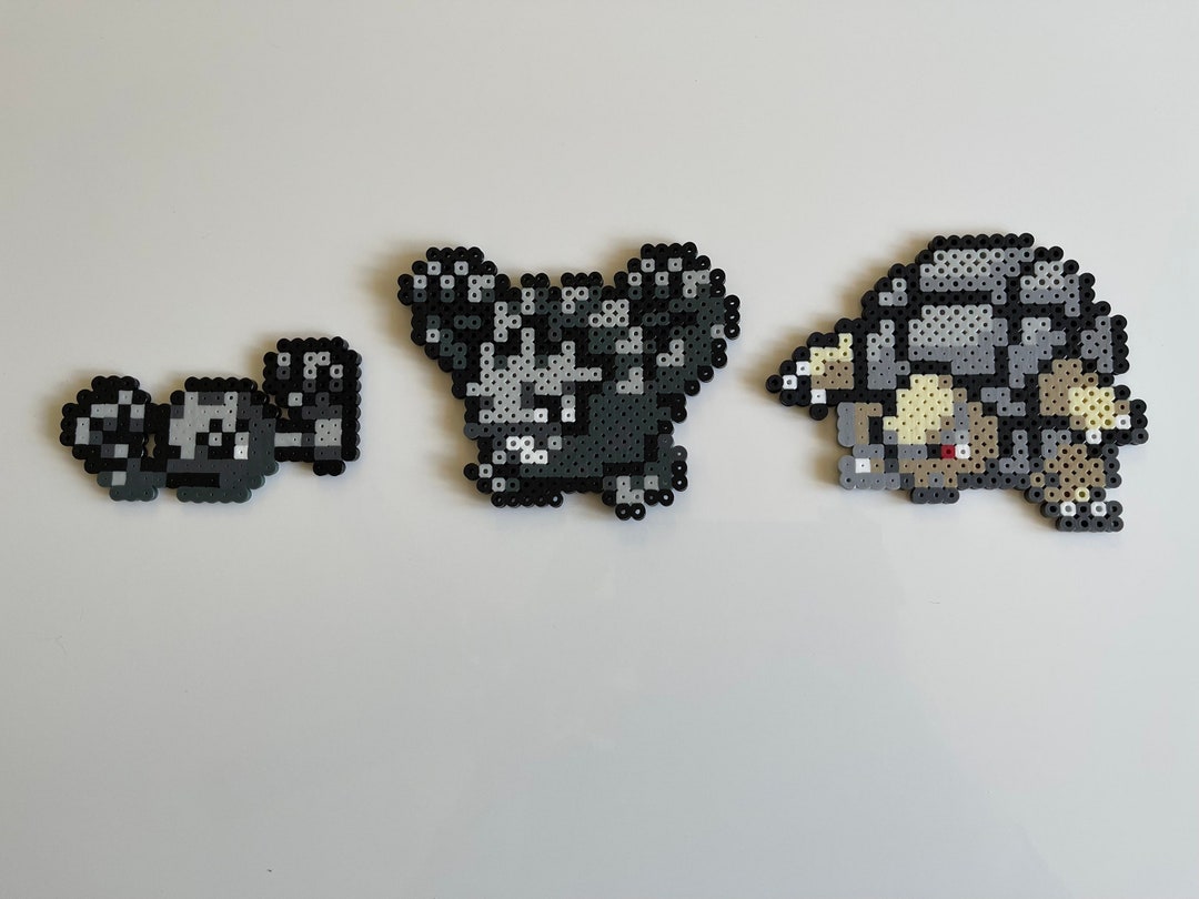 Geodude Evolution Pokémon Perler Fuse Bead Pixel Art Sprite - Etsy ...