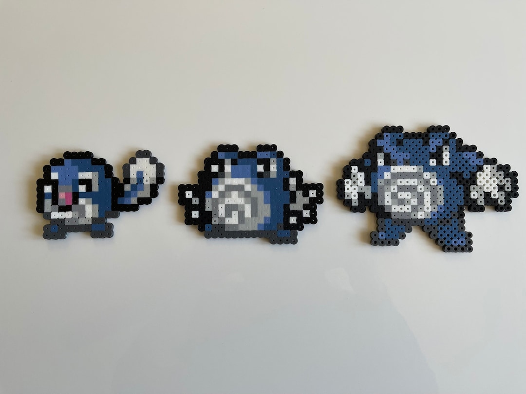 Poliwag Evolution Pokémon Perler Fuse Bead Pixel Art Sprite - Etsy Ireland