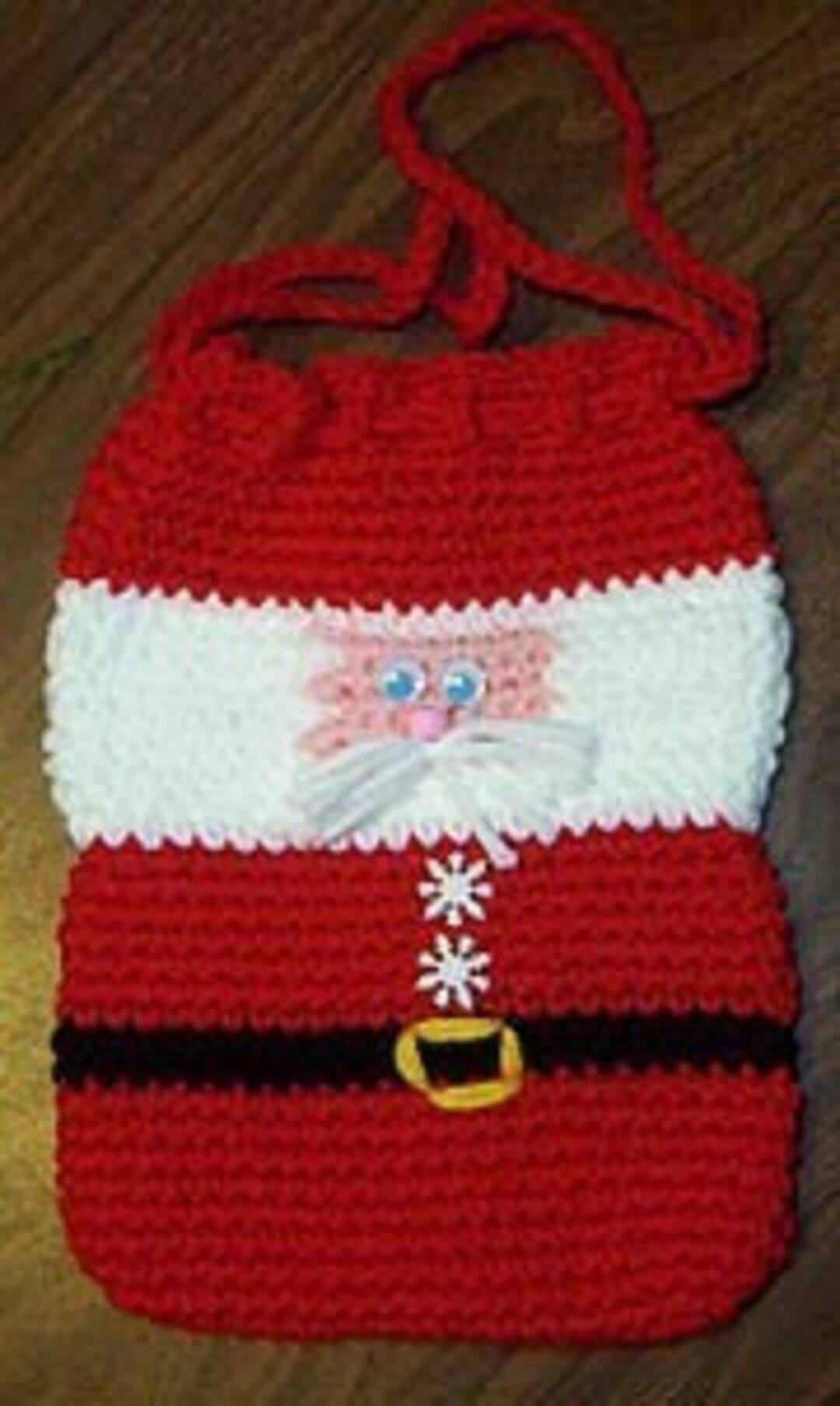 Crochet Pattern, Santa Gift Bag - Etsy