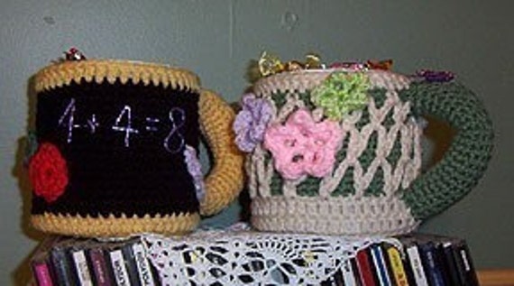 Crochet Pattern Garden Trellis Mug Caddy | Etsy