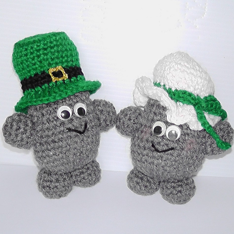 Crochet Pattern, Rock People Irish Couple - Etsy