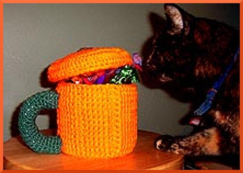 Crochet Pattern, Pumpkin Mug Caddy - Etsy