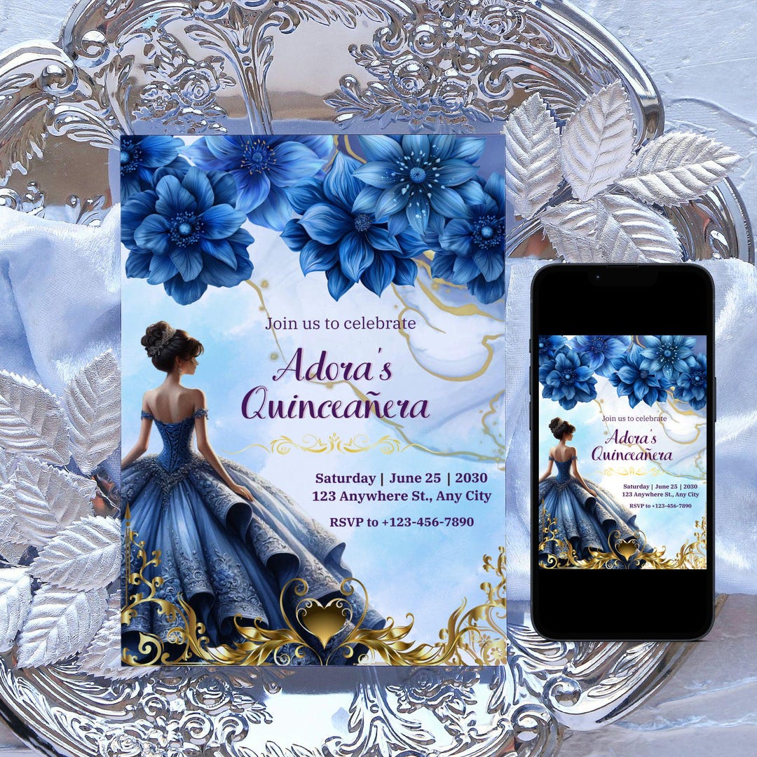 Quinceanera Invitations, 15th Birthday Party Invites, - Etsy