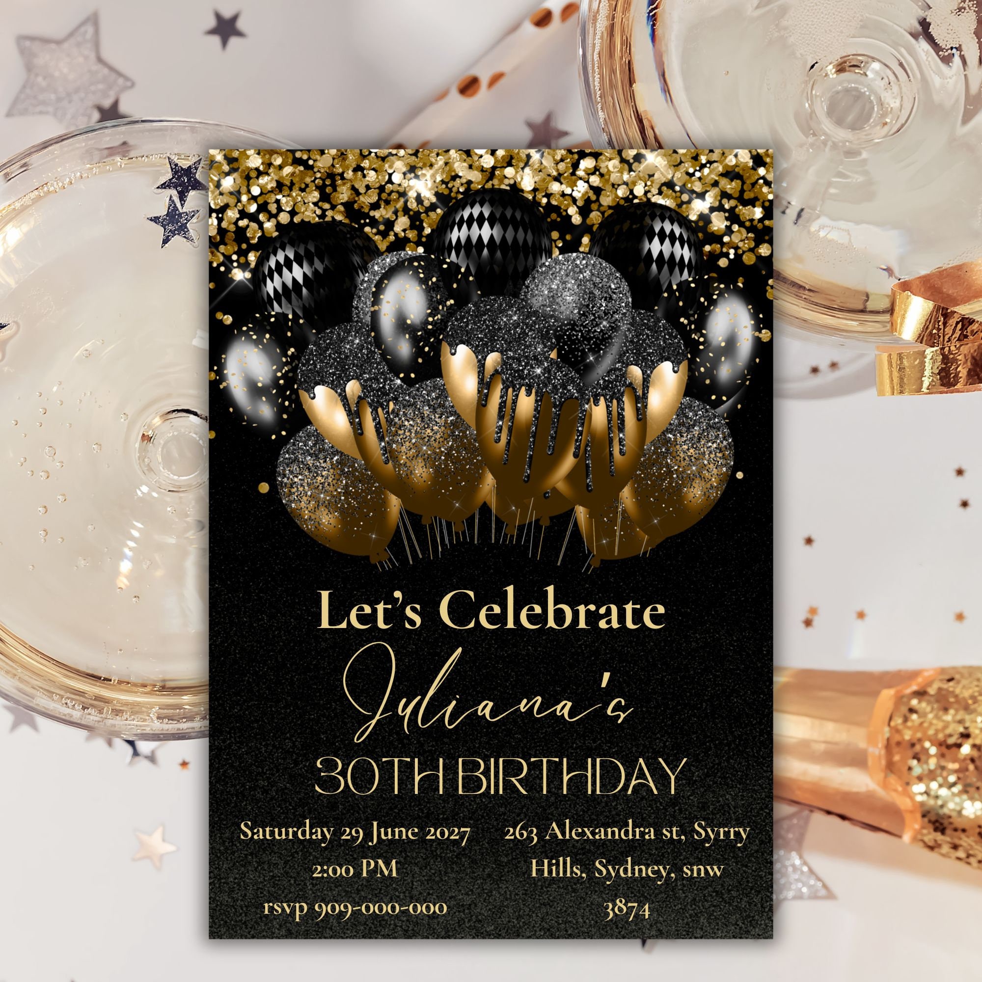 Let's Celebrate Invitations, Lets Celebrate Birthday Invitation, Lets ...