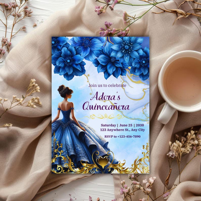 Quinceanera Invitations, 15th Birthday Party Invites, - Etsy