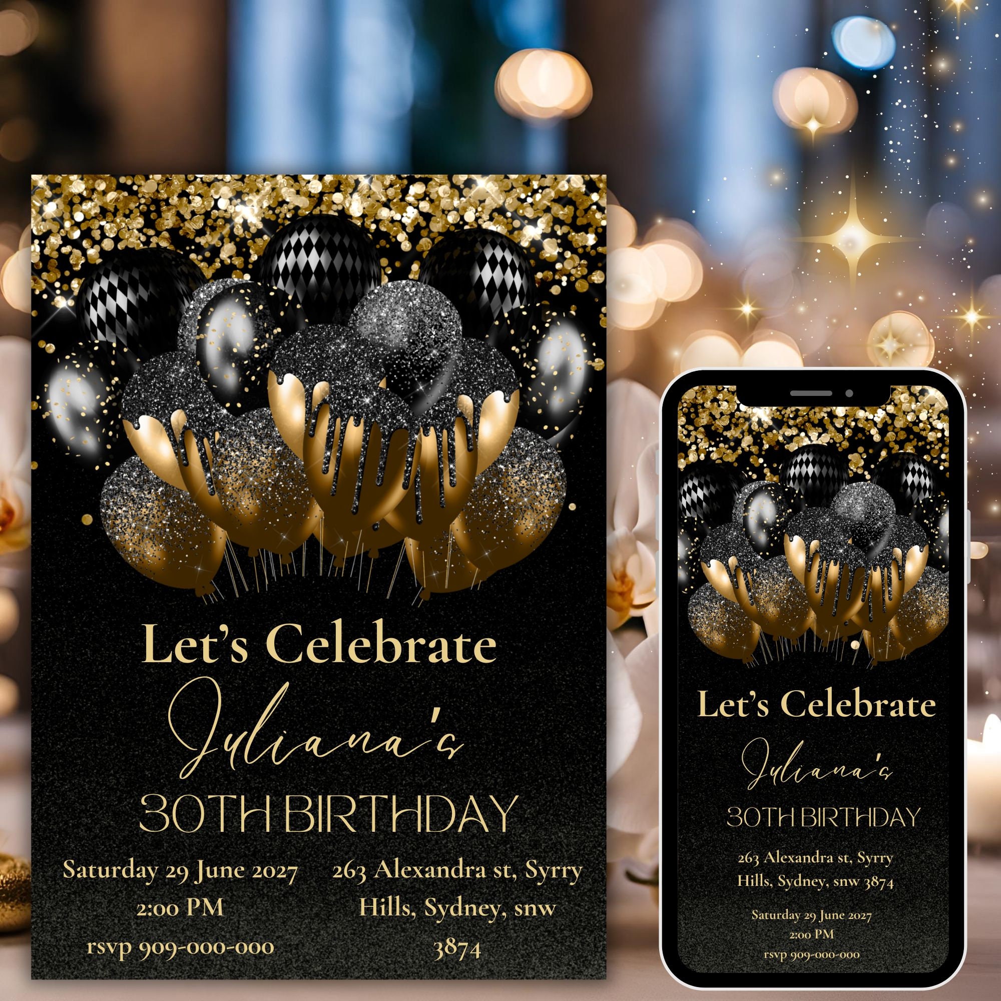 Let's Celebrate Invitations, Lets Celebrate Birthday Invitation, Lets ...