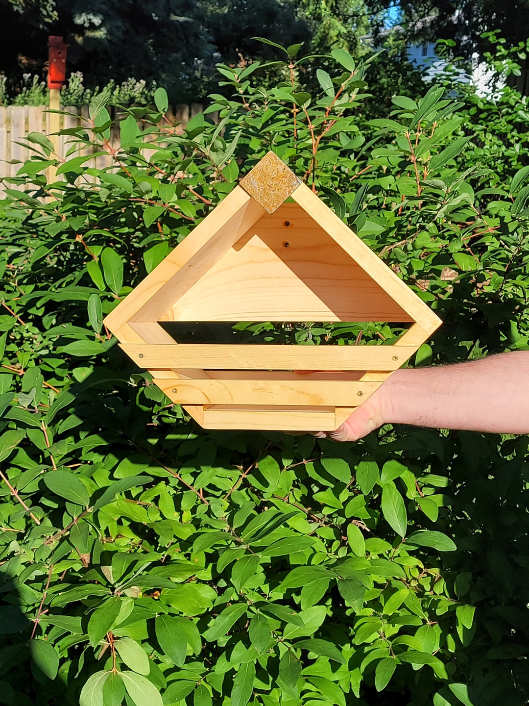 Dove Nesting Box, Robin House, Bird House, Wood Bird House, Nesting Box ...