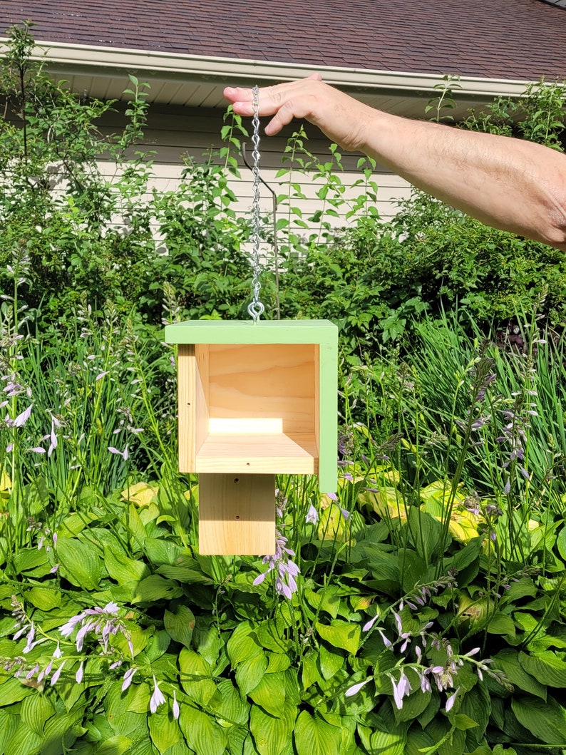 Wren House, Green, Handmade, Weather Resistant, Modern Style, Premium ...