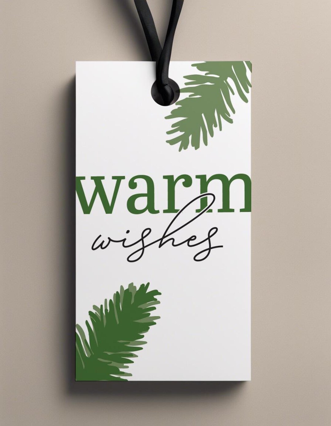 Warm Wishes Printable Winter Gift Tags | Holiday Favor Tags | Winter ...