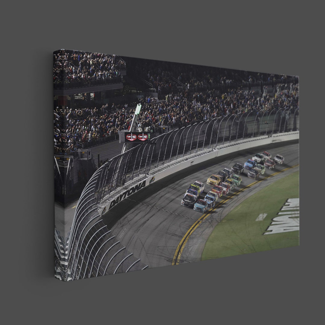 Nascar Race Track, Daytona International Speedway Poster Canvas ...