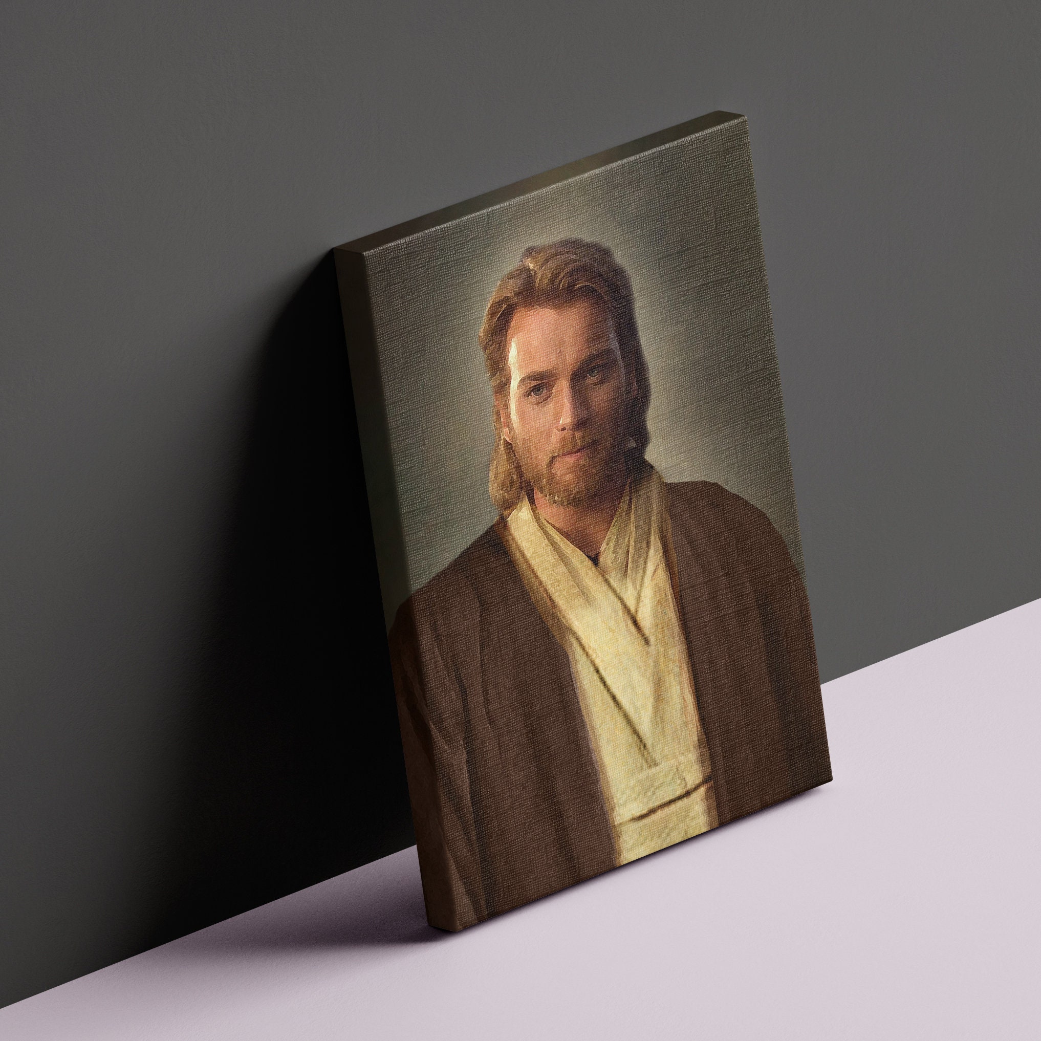 Space Jesus Canvas Poster, High Quality Print, Obi Wan Jesus Print ...