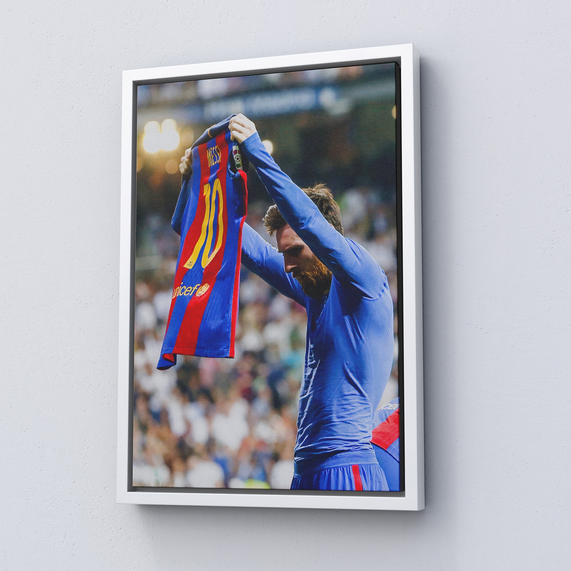 Messi Barcelona Wall Art, Lionel Messi Iconic Picture Poster, Messi ...