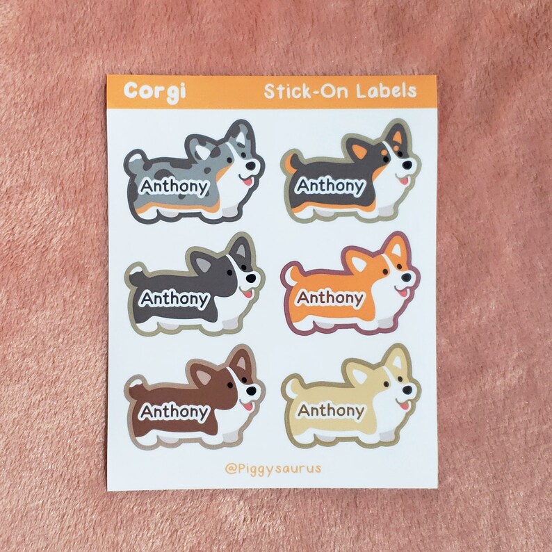 Personalized Name Labels - Daycare Labels - School Supply Labels - Kids ...