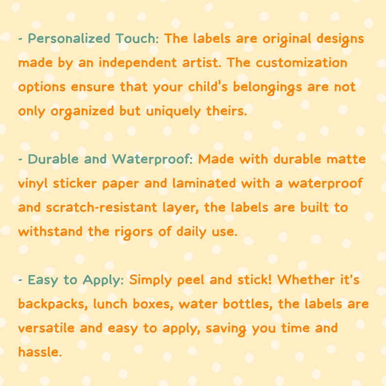 Personalized Name Labels - Daycare Labels - School Supply Labels - Kids ...