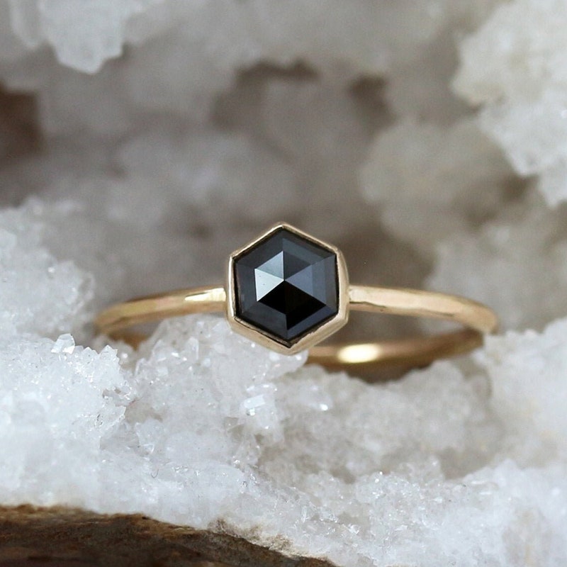 Hexagon Ring - Etsy