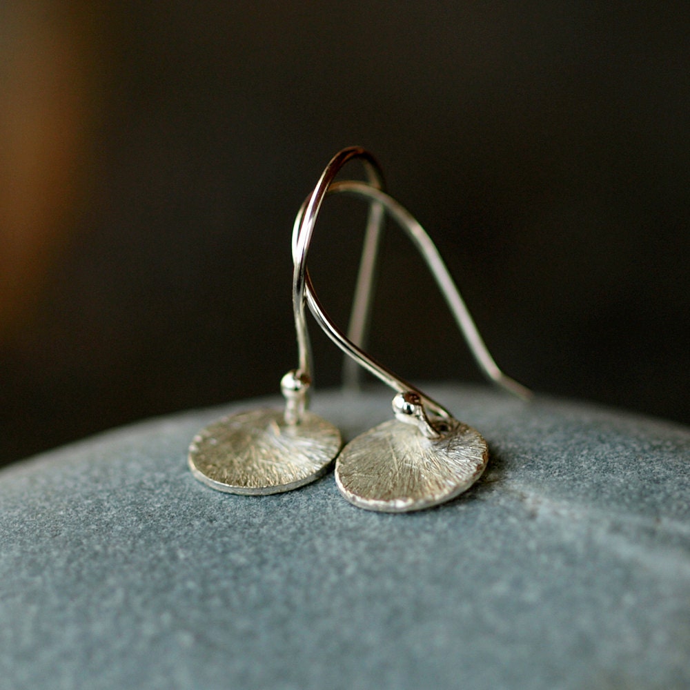 Mini Sparkle Earrings Tiny Disc Earrings Extra Small Mini | Etsy