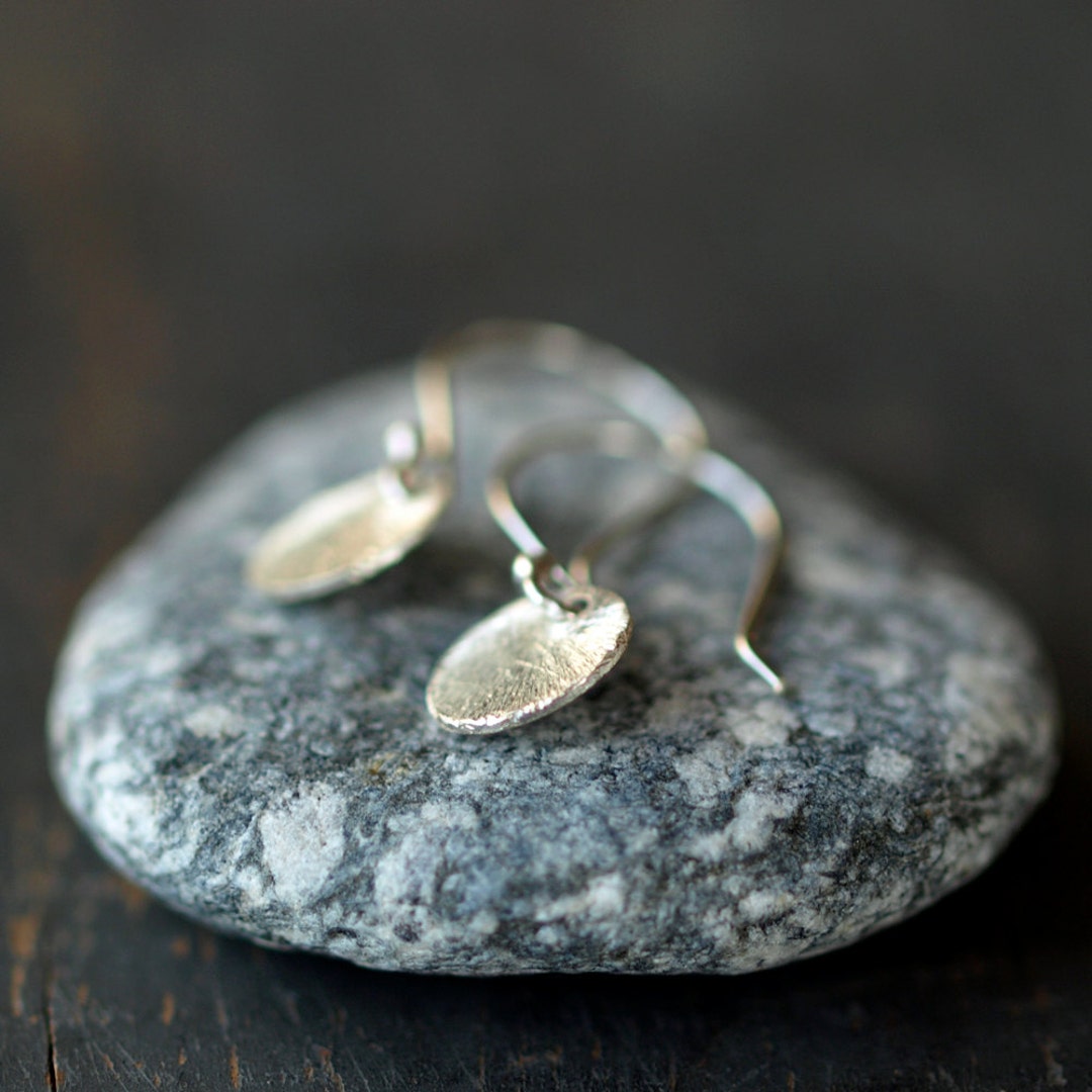 Mini Sparkle Earrings, Tiny Disc Earrings, Extra Small Mini Round ...