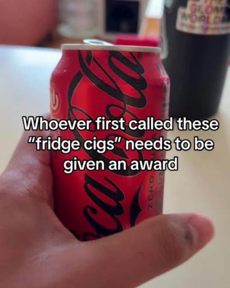 Fridge Cigarette Diet Coke Enamel Pin - Etsy