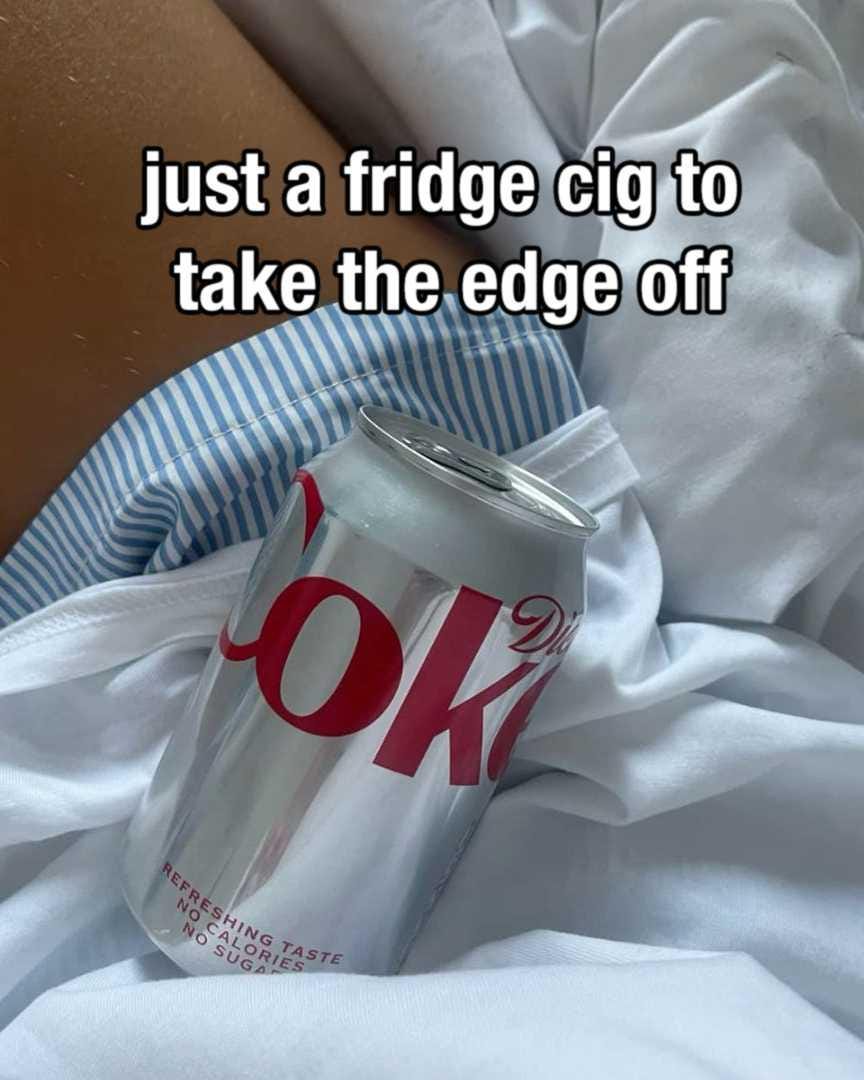 Fridge Cigarette Diet Coke Enamel Pin - Etsy
