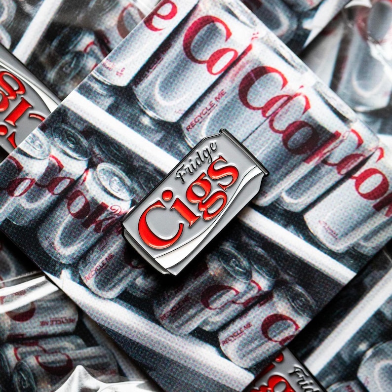 Fridge Cigarette Diet Coke Enamel Pin - Etsy
