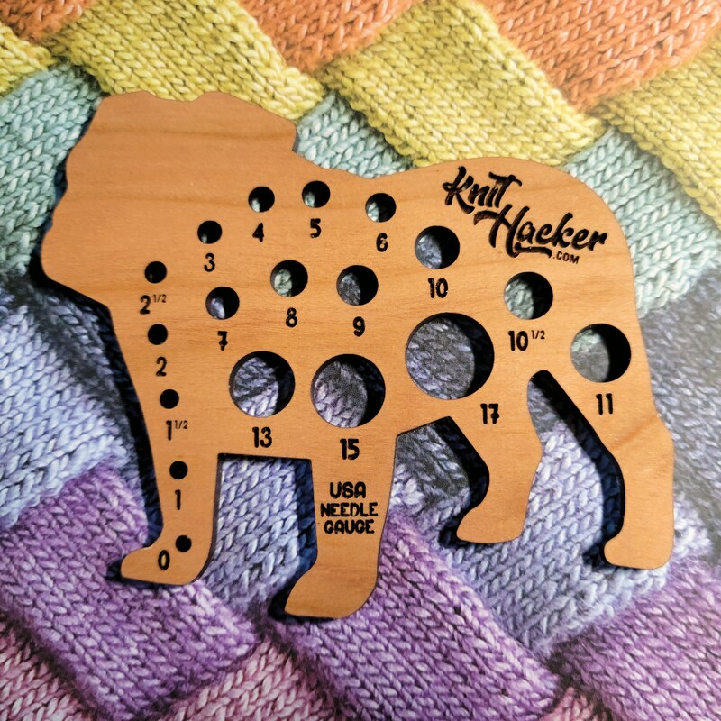 Bulldog Knitting Pattern - Etsy