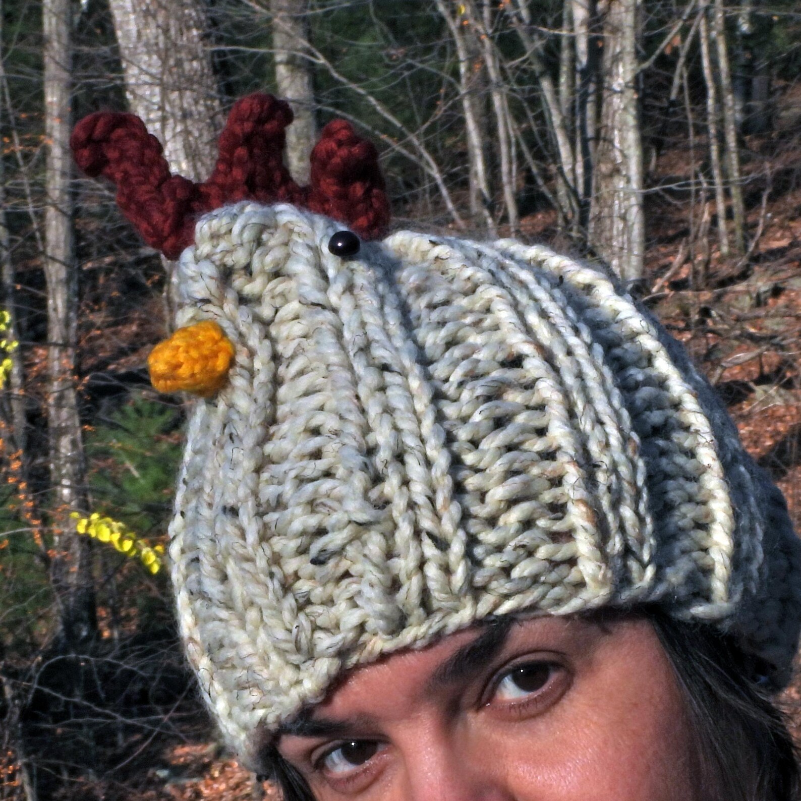 Easy Peasy Chicken Hat Beanie - MADE TO ORDER - Etsy