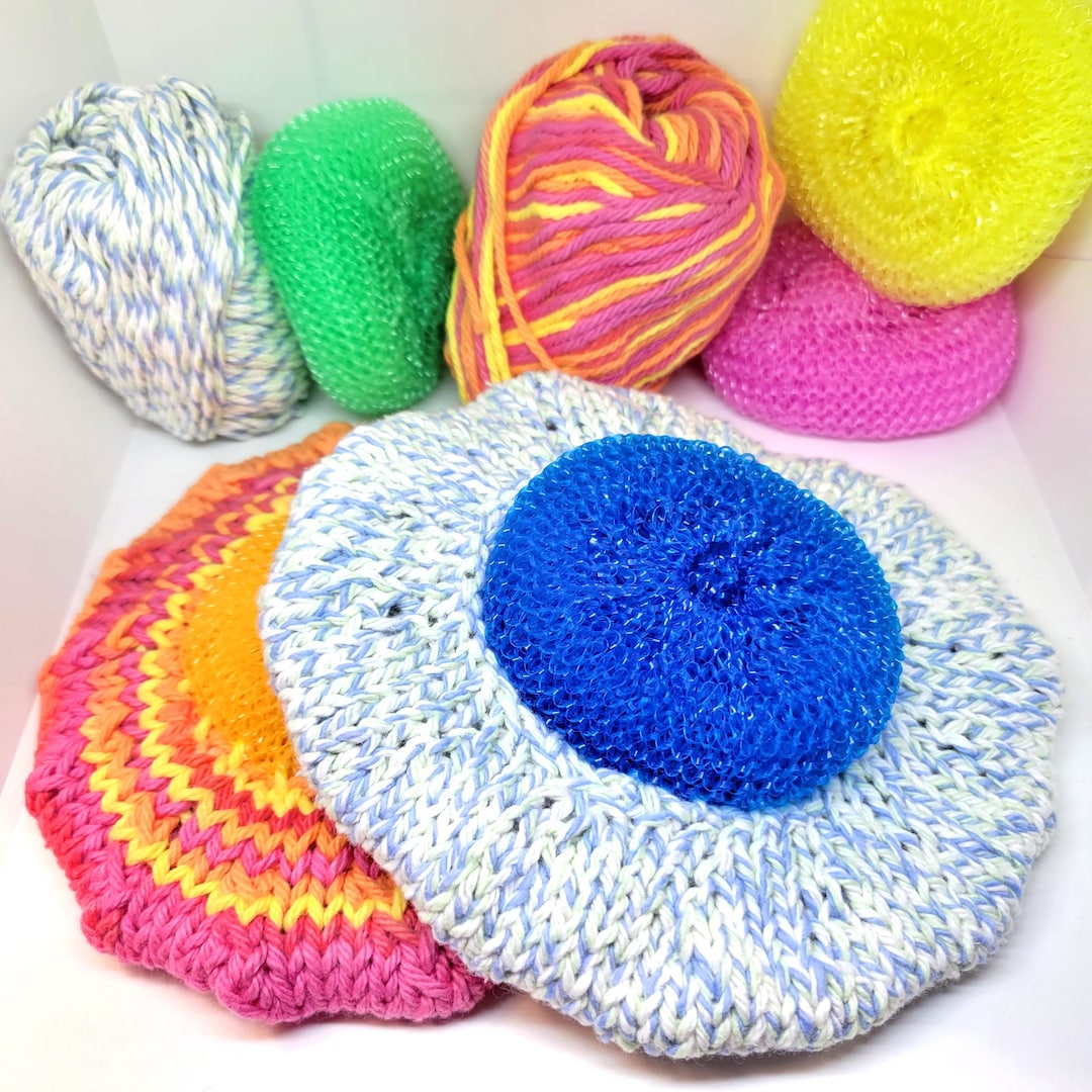Easy Knit Dish Cloth Scrubber Pattern - Makes A Great Gift! - Etsy