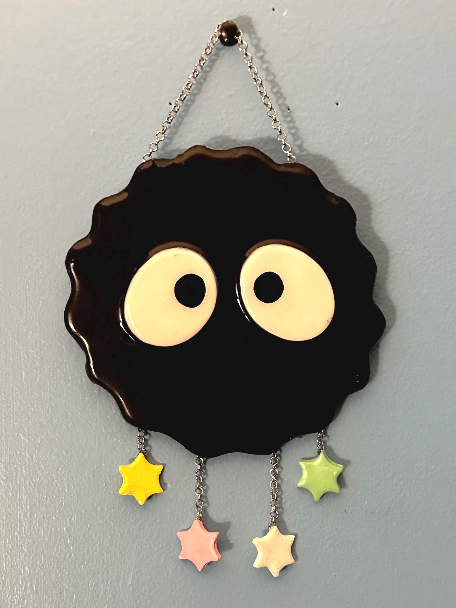 Studio Ghibli Soot Sprite Wall Hanging Decoration Made With Polymer ...