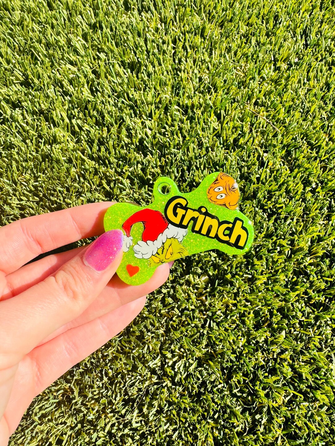 Merry Grinchmas Dog Tag - Etsy