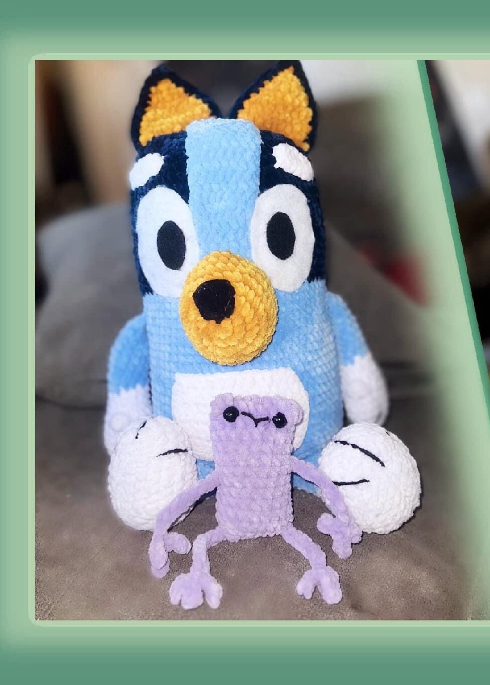 MADE TO ORDER Bluey Amigurumi Plush Stuffed Animal - Etsy