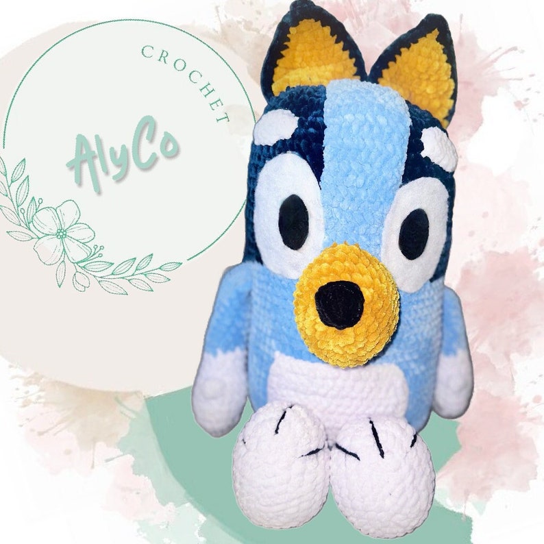 MADE TO ORDER Bluey Amigurumi Plush Stuffed Animal - Etsy