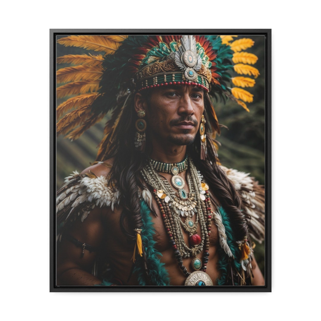 AZTEC KING: Gallery Canvas Wraps, Vertical Frame - Etsy