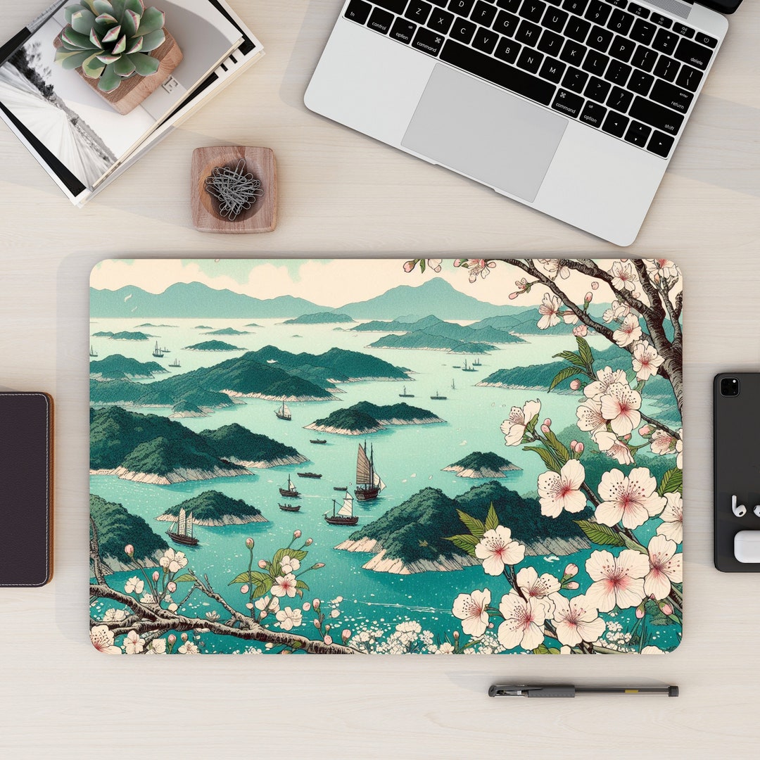 Kamijima Serenity Desk Mat, Island Harmony Mouse Pad, Seto Inland Charm ...