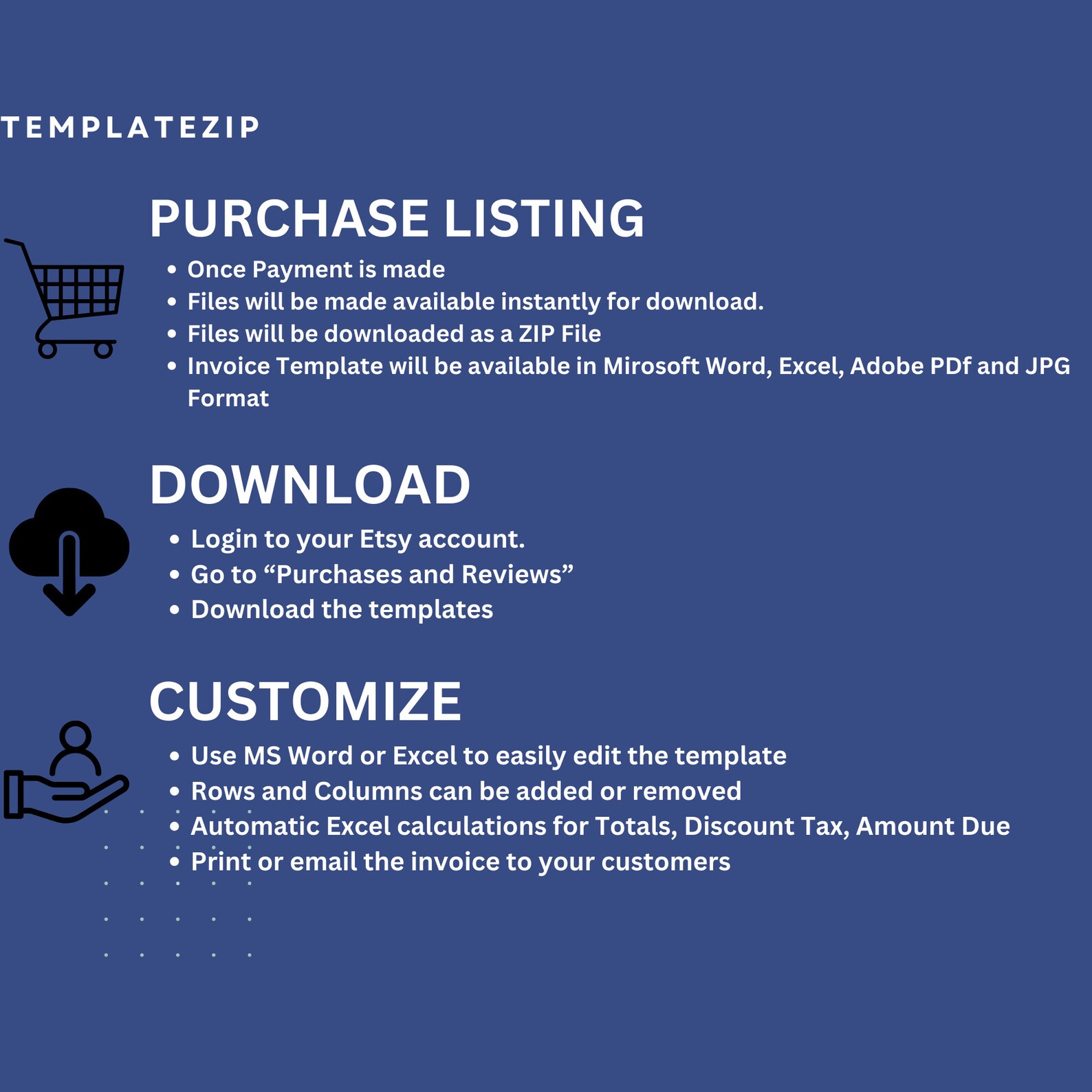 Invoice Template | Editable Invoice - Microsoft Word Invoice Fillable ...