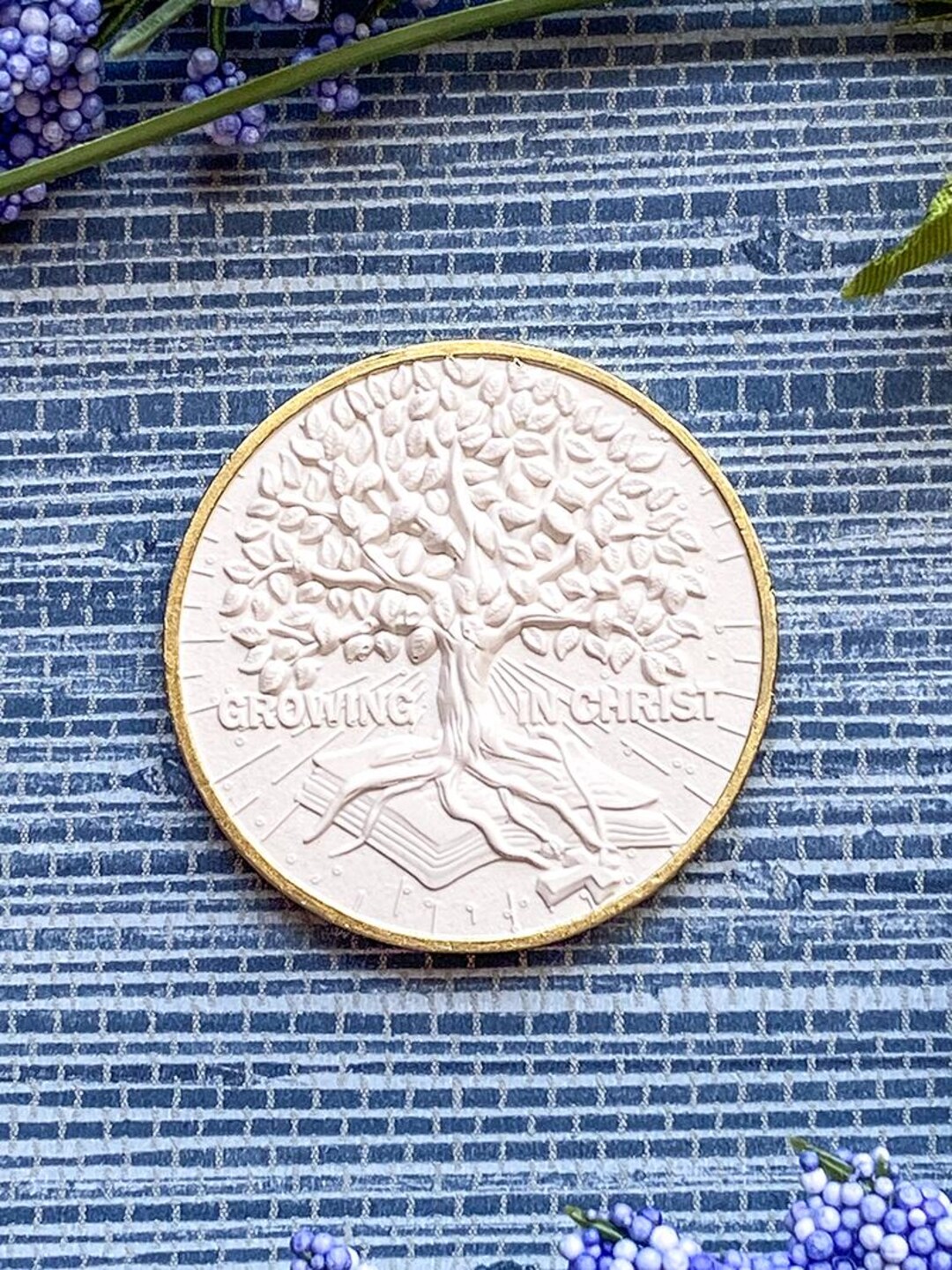 New! Tree of Life Intaglio, Growing in Christ, Plaster Cast, Religious ...