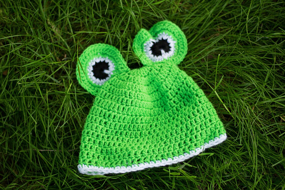 Fantastic Frog Hat | Crocheted Frog Hat | Baby Shower Gift | Animal Hat ...