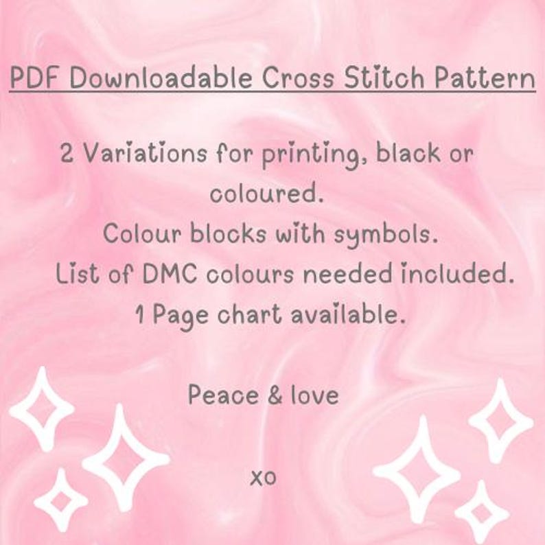 Yin Yang Butterfly and Moth, Cross Stitch Pattern, PDF Downloadable ...