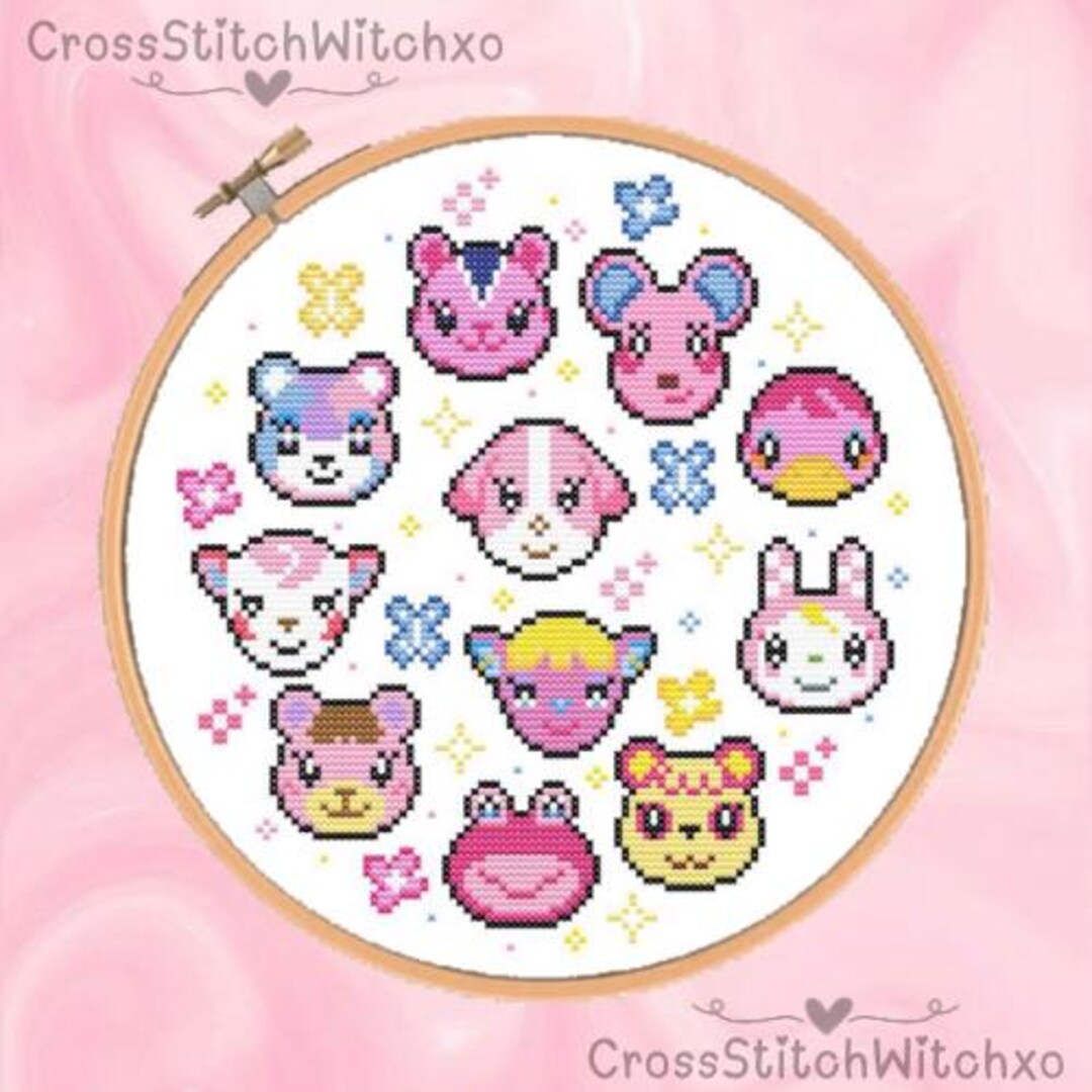Rosa Villagers - Cute, Animal Crossing, Video Game, Flowers, Star ...