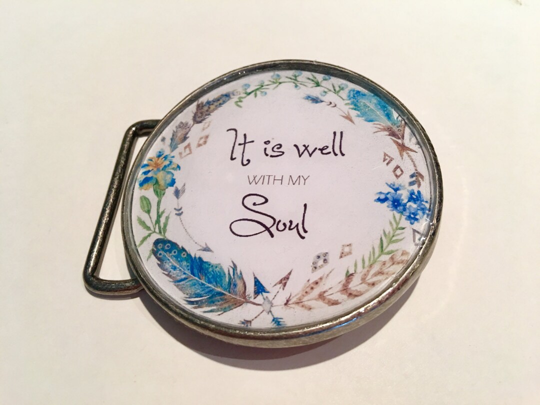 Photo Personalized Resin Circle Belt Buckle With Your Picture Custom ...