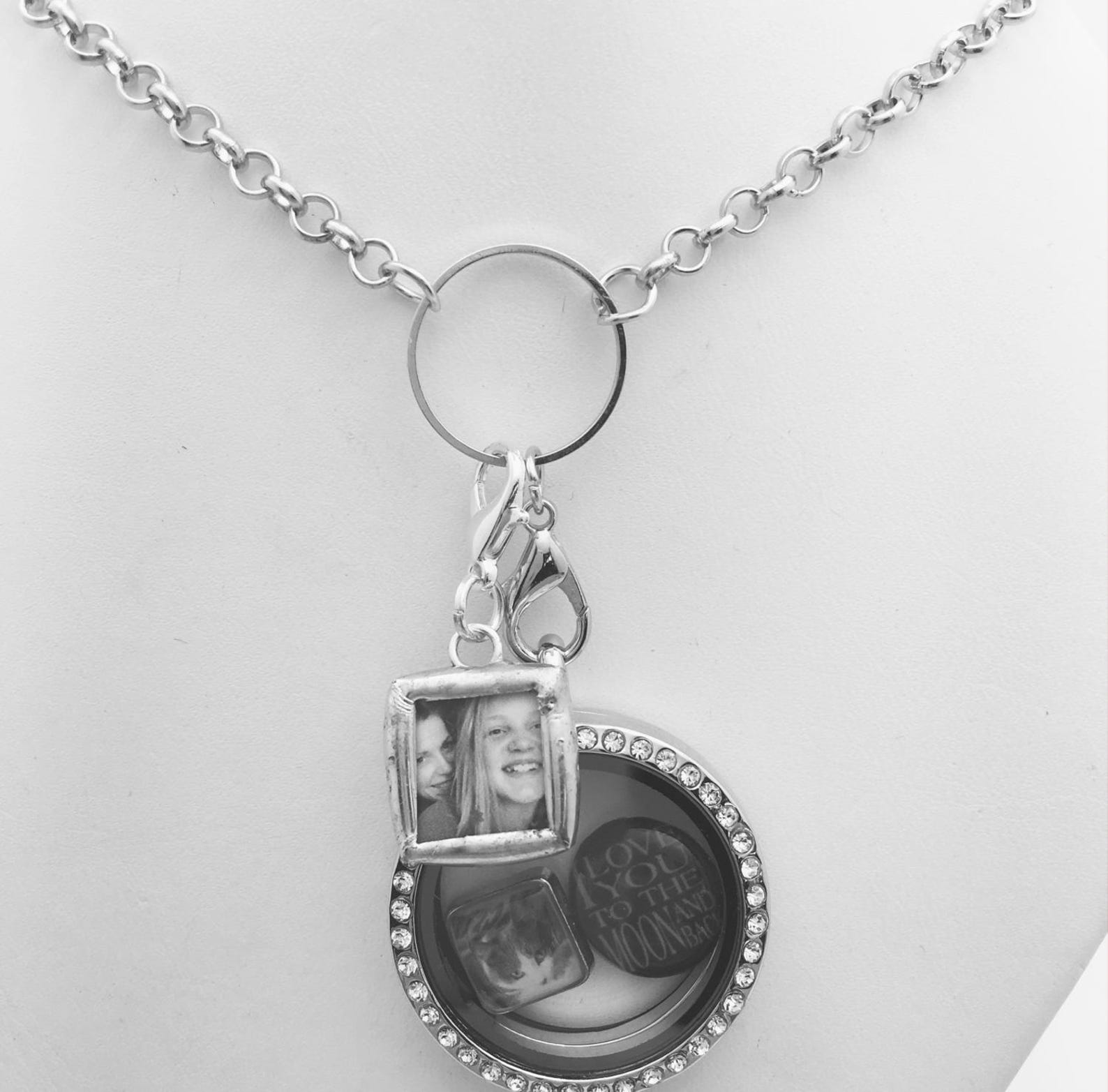 Personalized Clip on Dangle Photo Charm for Your Living | Etsy