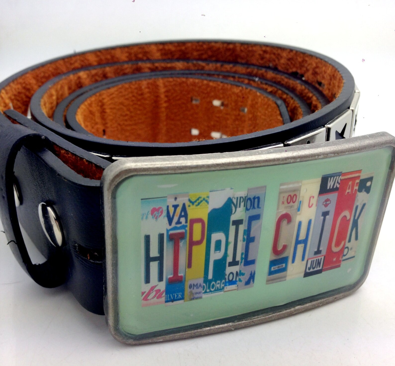 LICENSE PLATE Personalized Name Resin Belt Buckle With Your | Etsy